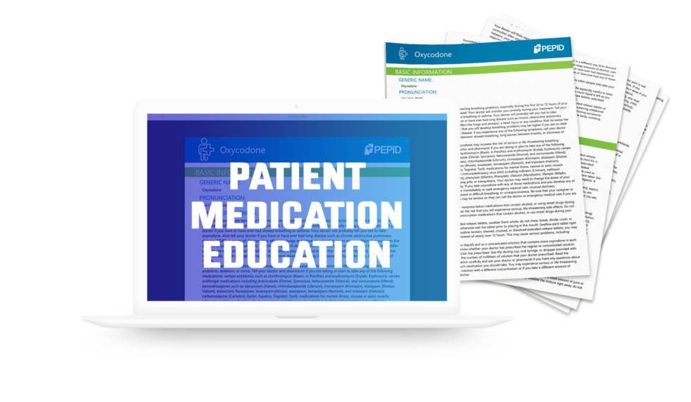 Patient Medication Education - PEPID