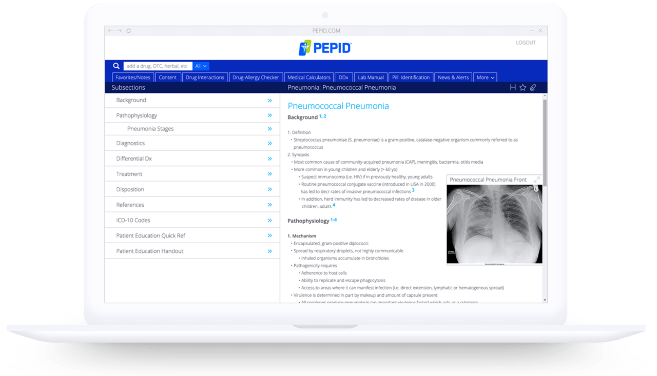 PEPID on Mobile - PEPID